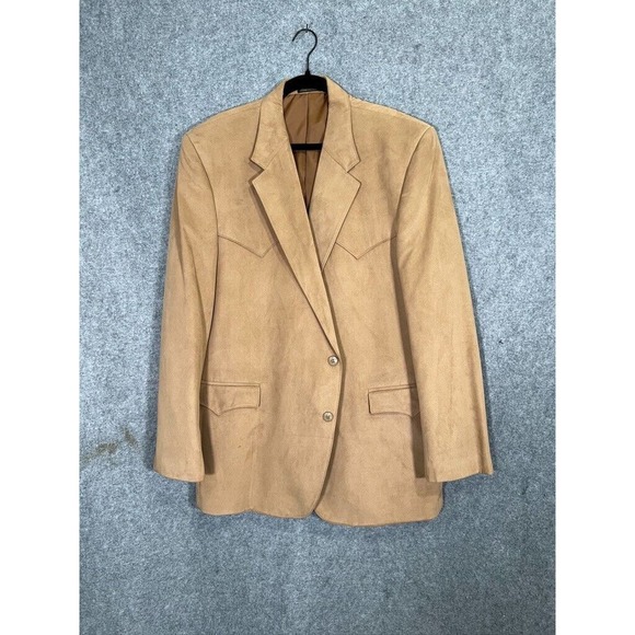 Circle S | Suits & Blazers | Circle S Dallas Texas Blazer Men 5 L Brown ...